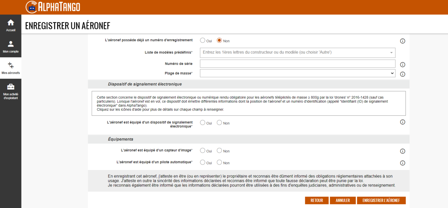 Importer ses drones sur Clearance depuis AlphaTango - Clearance