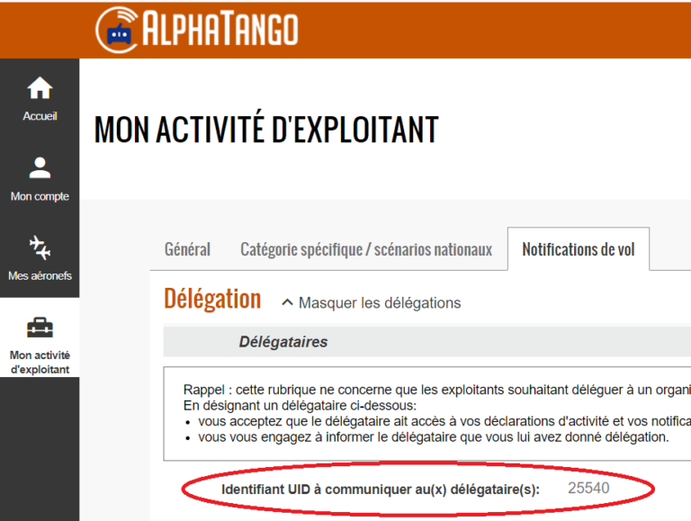 Importer ses drones sur Clearance depuis AlphaTango - Clearance