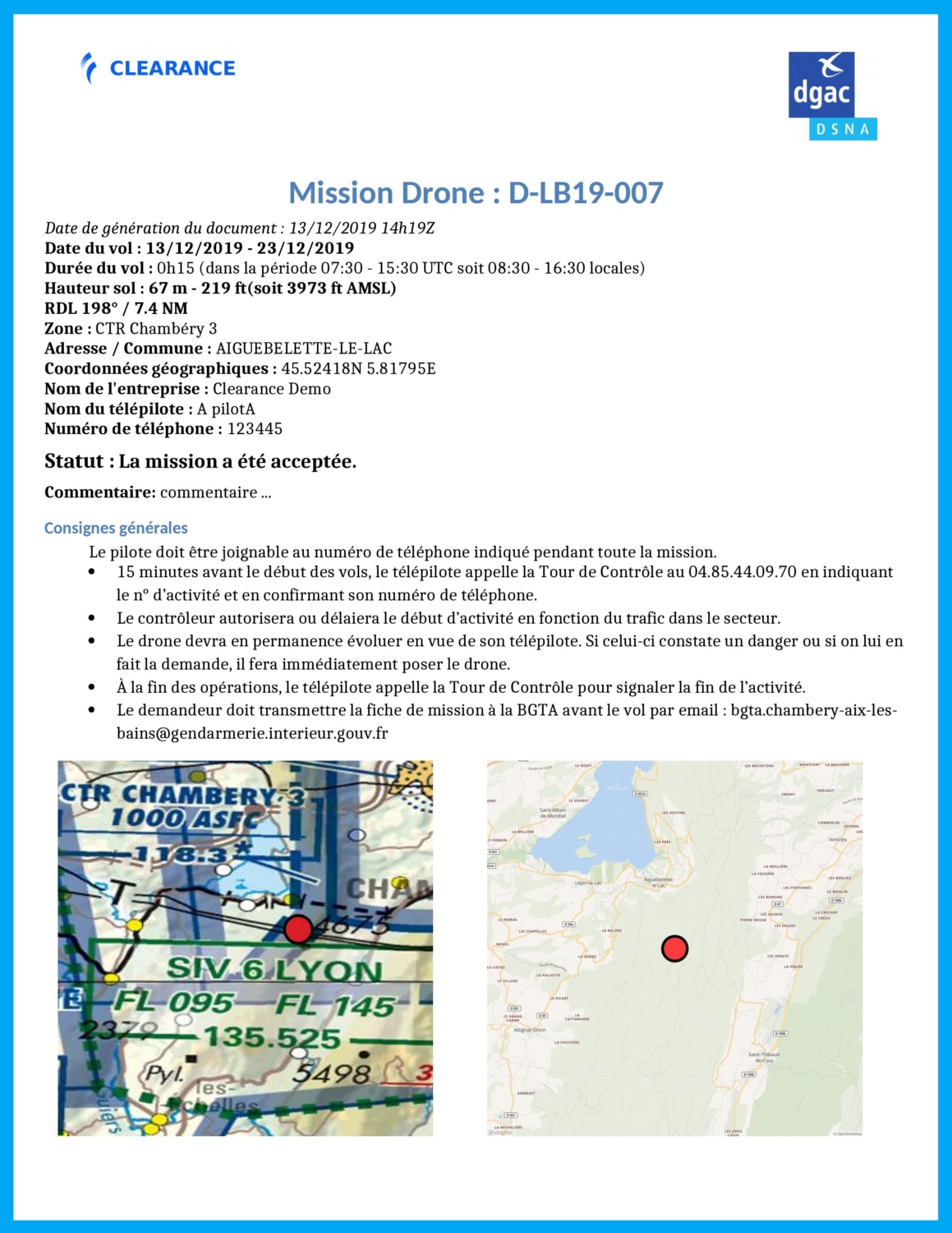 Autorisation de vol drone auprès d'un aéroport partenaire de Clearance
