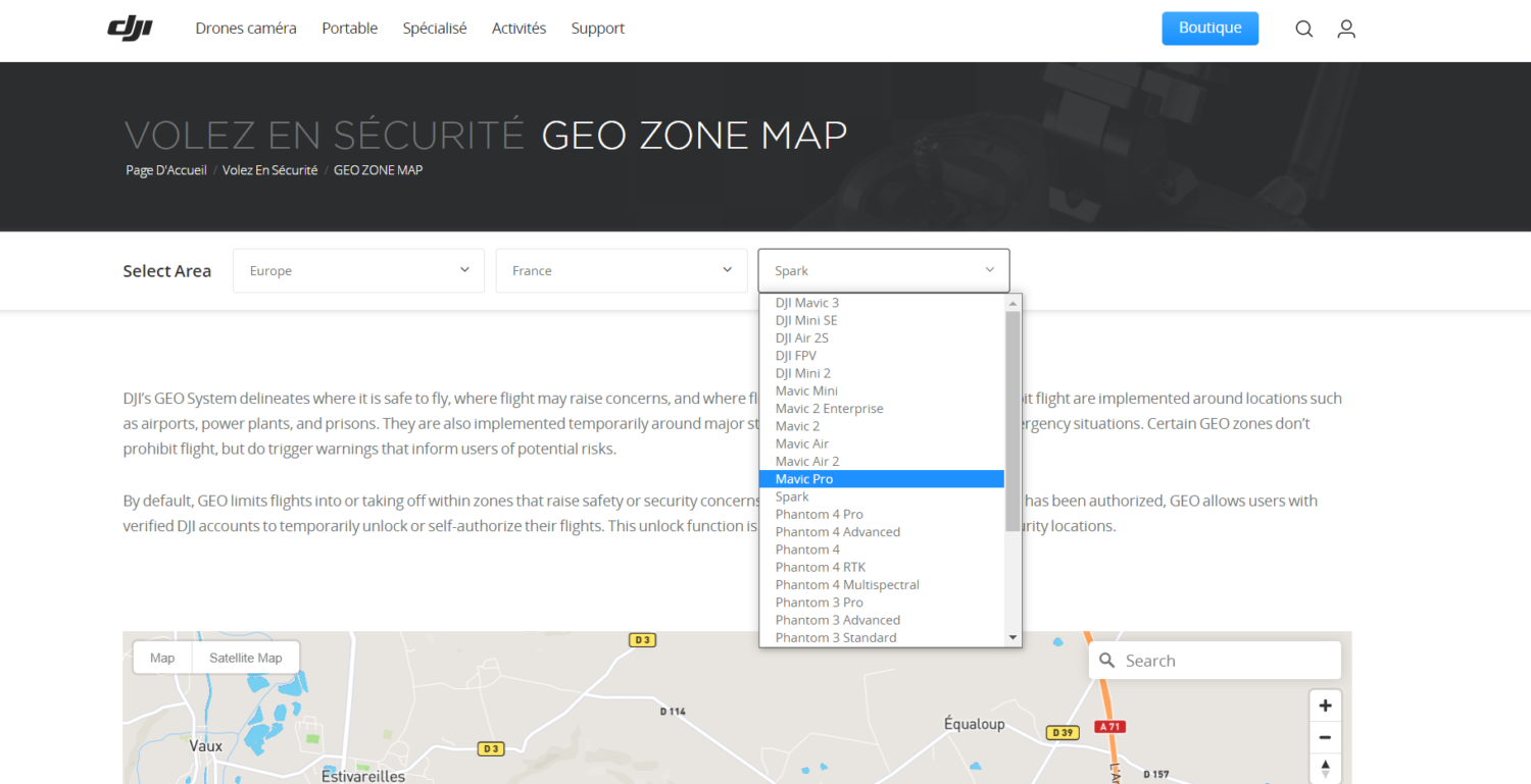 No Fly Zone DJI - Clearance